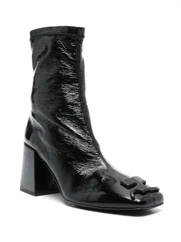 COURREGES Boots With Logo Appliqu