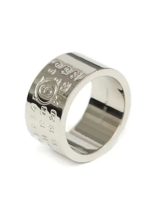 MAISON MARGIELA Minimal Ring With 4mm Logo