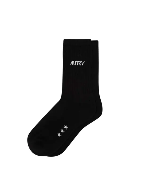 AUTRY Jacquard Logo Shoes - Black