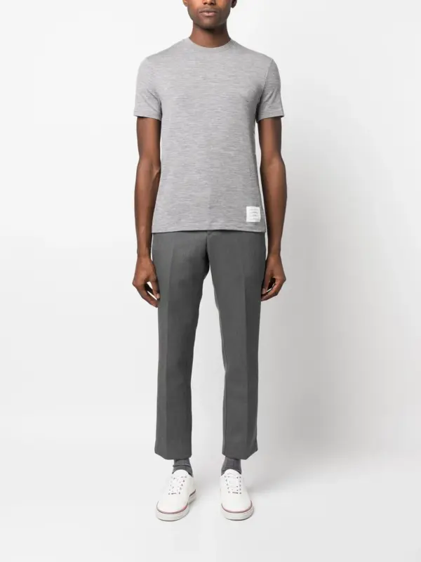 COURREGES T-shirt With Application - Grey