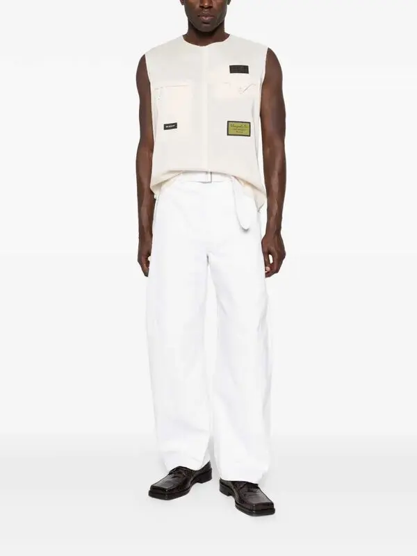 MAISON MARGIELA Vest With Logo Patch