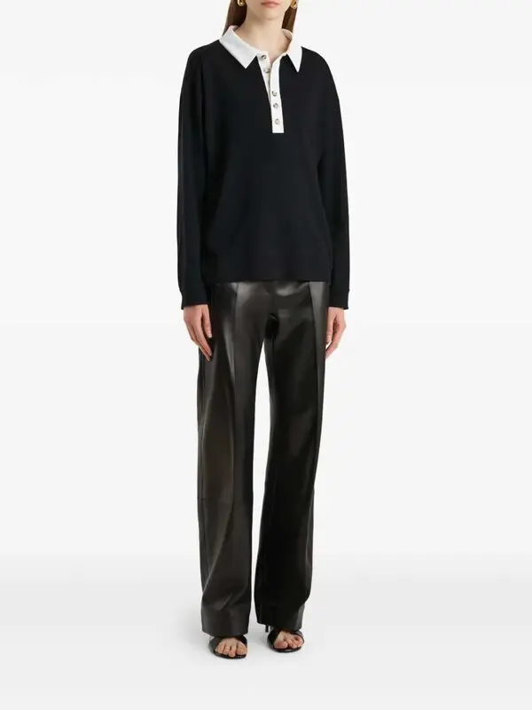 Khaite Faithful Button-up Polo