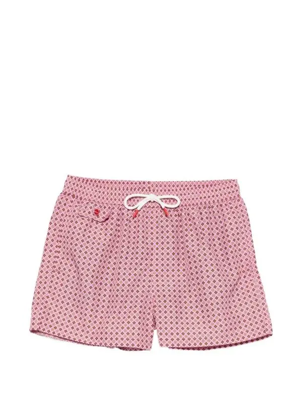Kiton Geometric Print Swimsuit - Multi