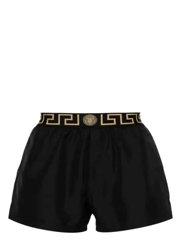 Versace Greca Border Swimsuit - Black