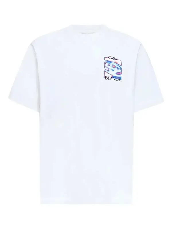 Casablanca Heat Map Crewneck T-shirt - White