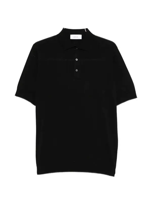 LARDINI S Polo Shirt - Black