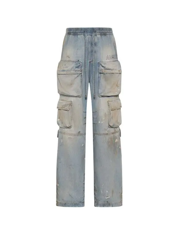 Amiri S Cargo Jeans - Blue