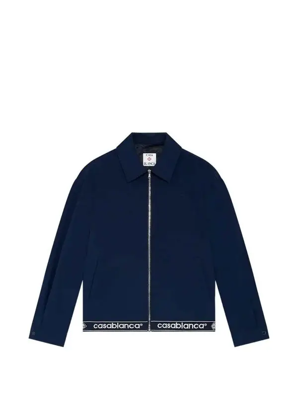 Casablanca Zip-up Jacket - Blue
