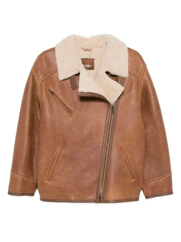 Casablanca Zip-up Jacket - Brown