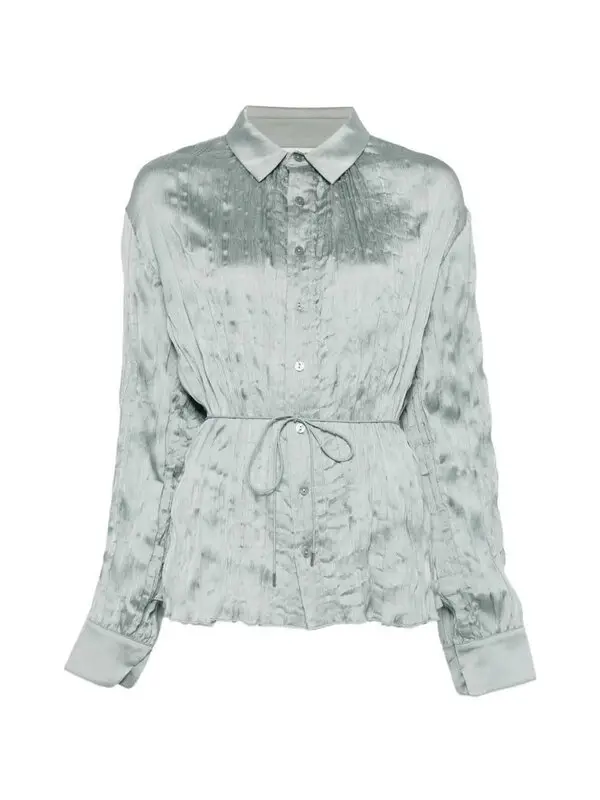 LARDINI Button-down Shirt - Green
