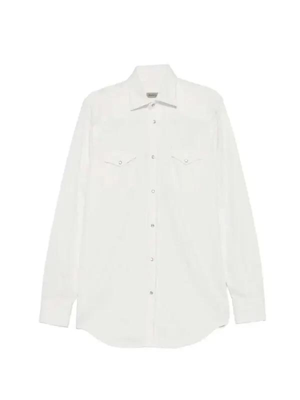 LARDINI Button-down Shirt - White