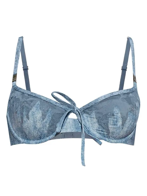 DIESEL X FENTY BY RIHANNA Balconette-lace-bra - Blue