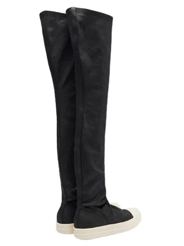 Rick Owens High Sock Denim Boots