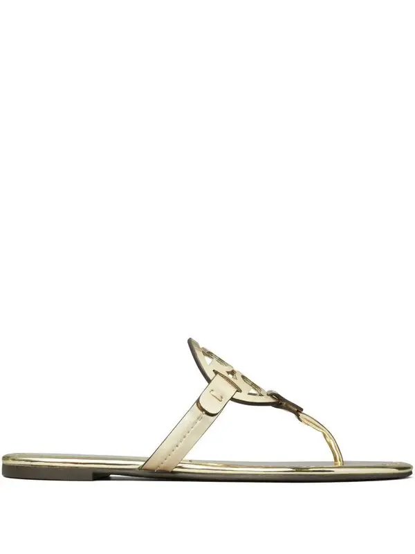 Tory Burch Miller Sandals - Metallic