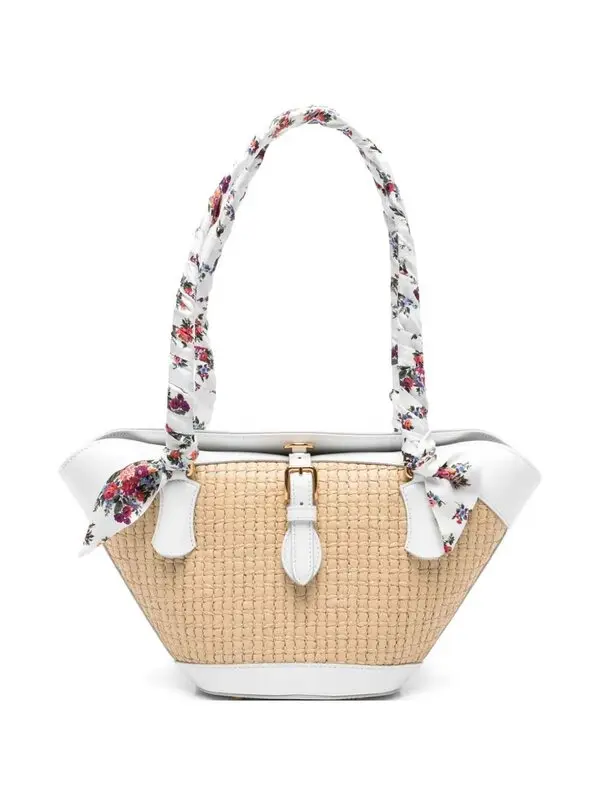 Dolce & Gabbana Floral Tote Bag - White