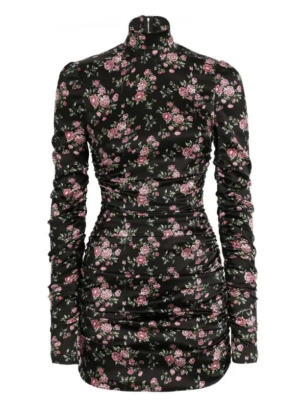 Dolce & Gabbana Short Floral Ruffled Dress - Multi