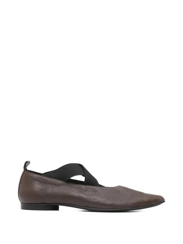 UMA WANG Leather Crisscross Pumps