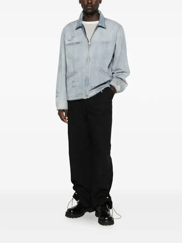 MAISON MARGIELA Denim Jacket With Number Motif