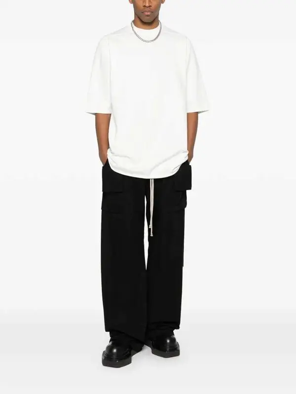 Rick Owens Cotton Drawstring Trousers