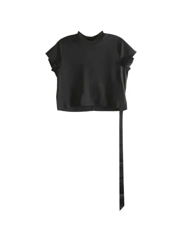 Rick Owens Ribbed Neckline T-shirt - Black