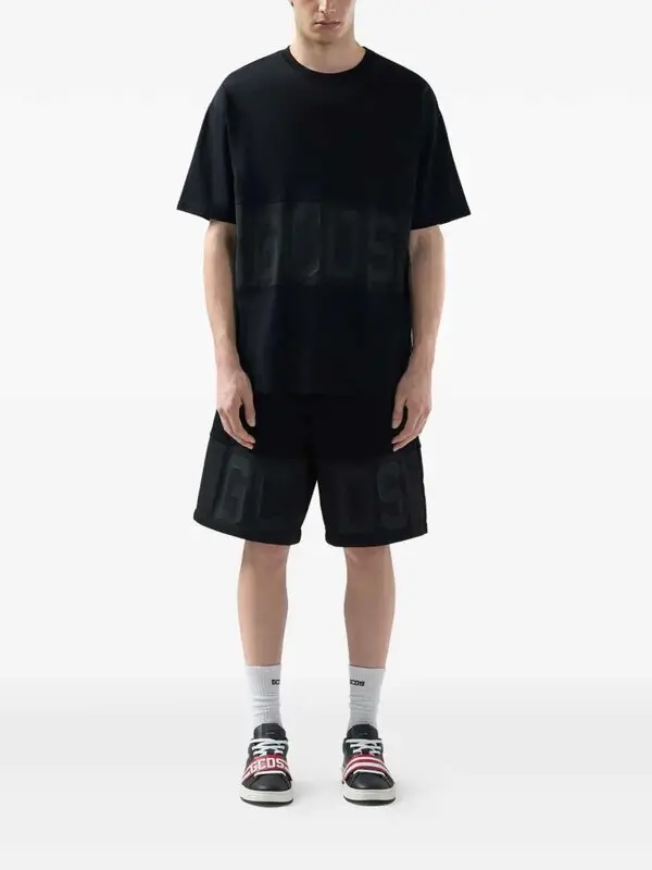 Gcds T-shirt With Logo Band - Black