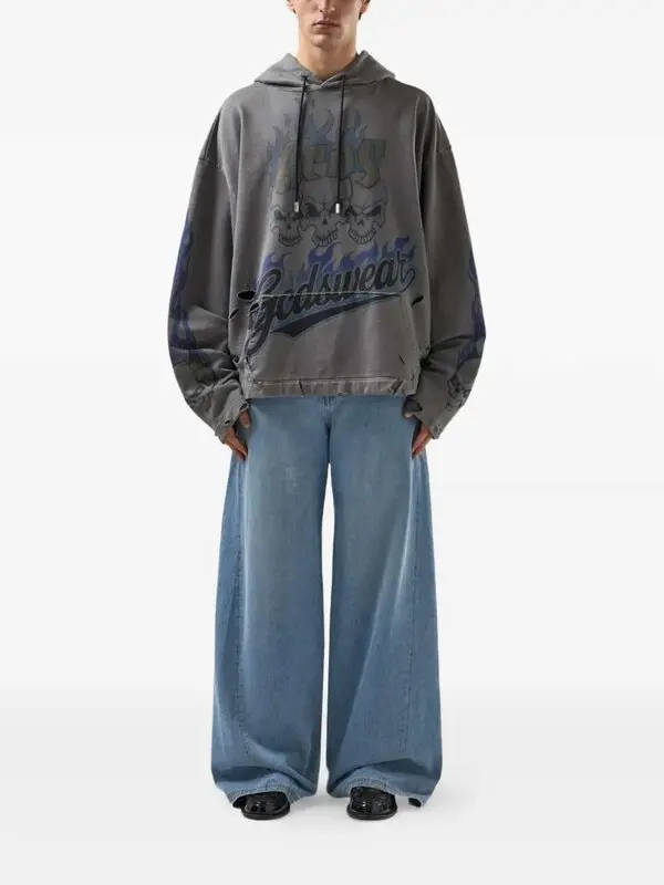 Gcds Graphic Print Hoodie