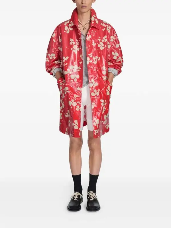 Dries Van Noten Printed Coat