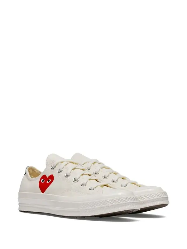 Play Comme Des Garcon Chuck 70 Small Red Heart Sneakers