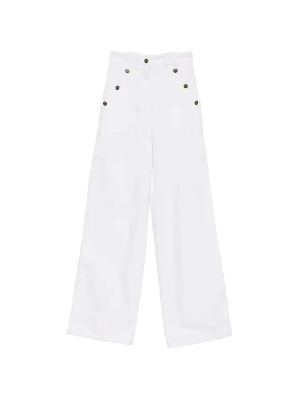 Stella McCartney Wide-leg Trousers - White