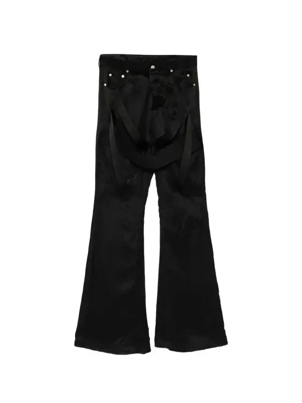 Rick Owens Megastrapped Bib Pants - Black