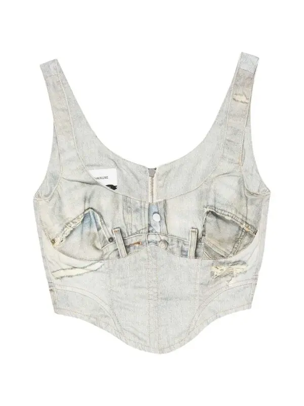 HAIKURE Sleeveless V-neck Top