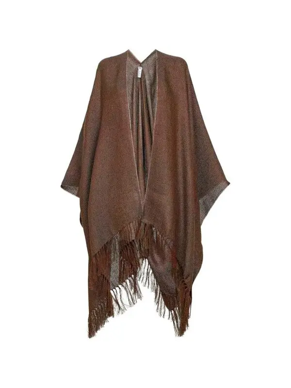 Brunello Cucinelli Fringed Poncho