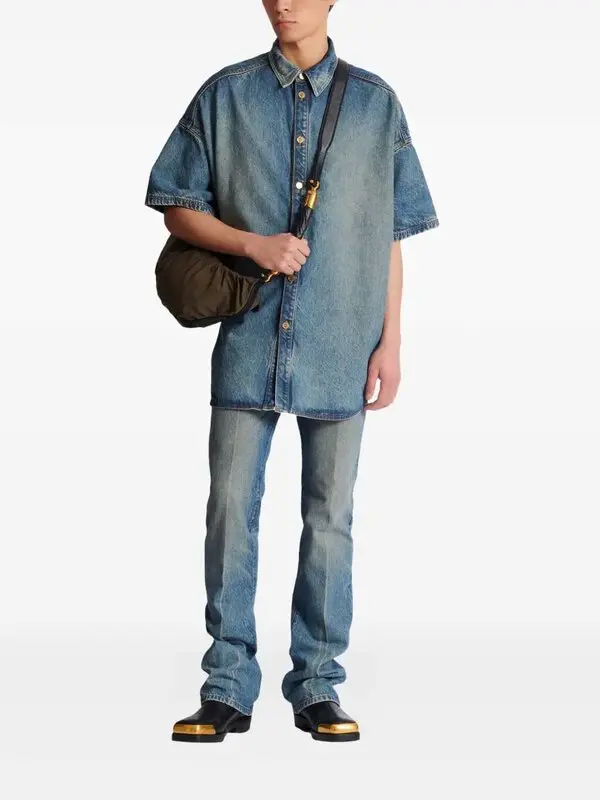 Balmain Short-sleeved Button-up Shirt