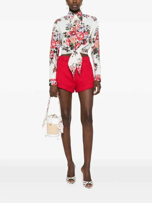 Dolce & Gabbana Long-sleeved Floral Shirt