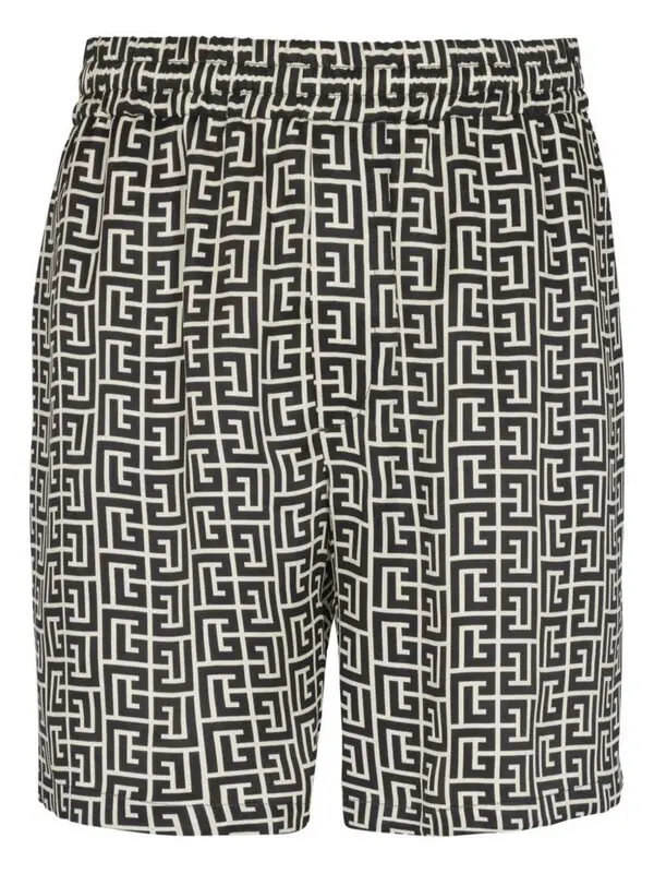 Balmain Monogram Shorts