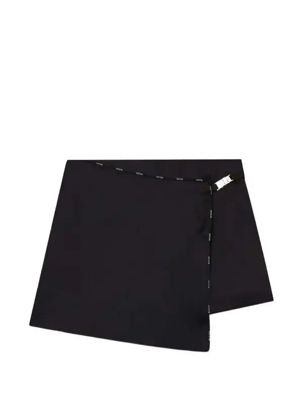 Gcds Logo Mini Skirt - Black