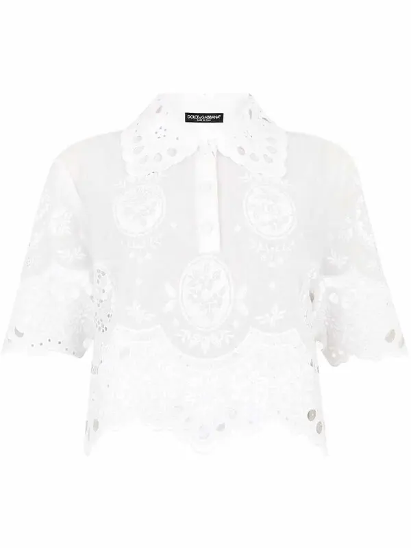 Givenchy Embroidered Wool-cashmere Polo Shirt - White