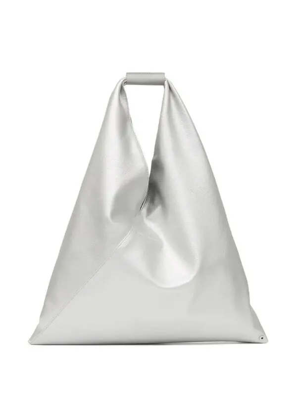 MAISON MARGIELA Japanese Folded Triangular Tote Bag - Metallic