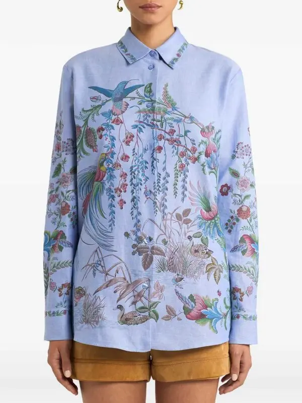 UMA WANG Floral Print Shirt