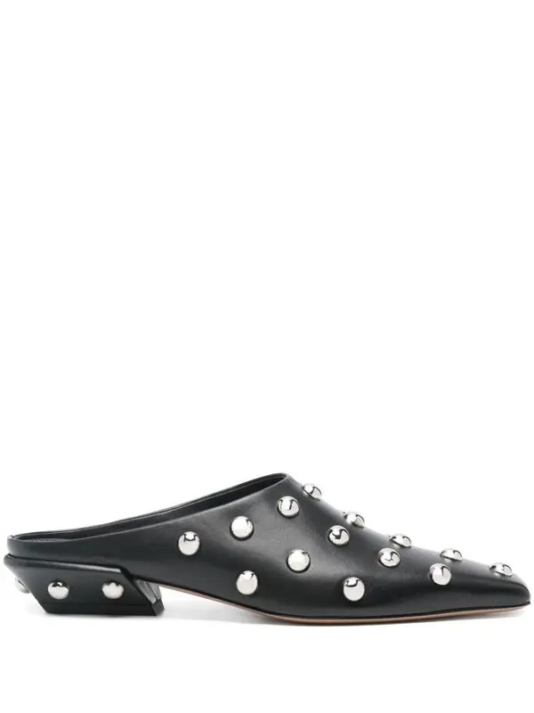 Paris Texas Nice Mules - Black