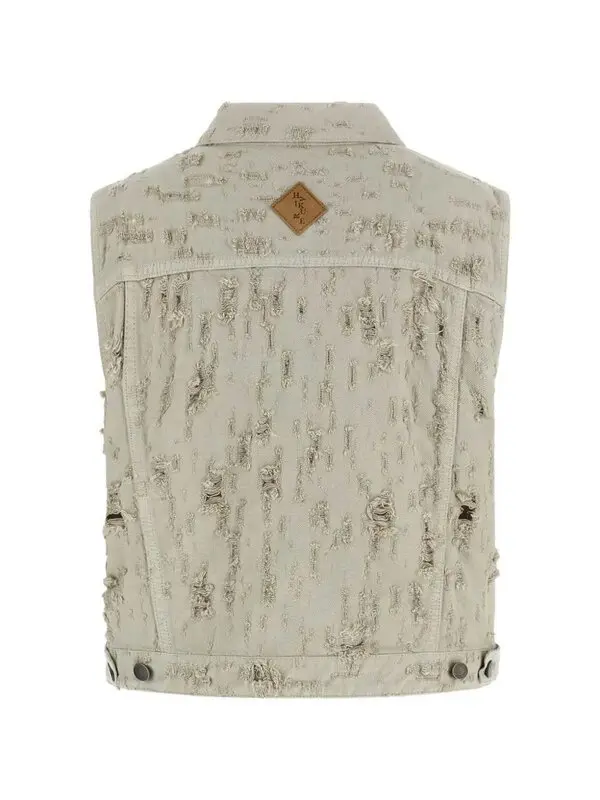 HAIKURE Ryder Distressed Denim Vest
