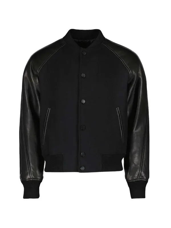 Givenchy Paneled Bomber Jacket - Black