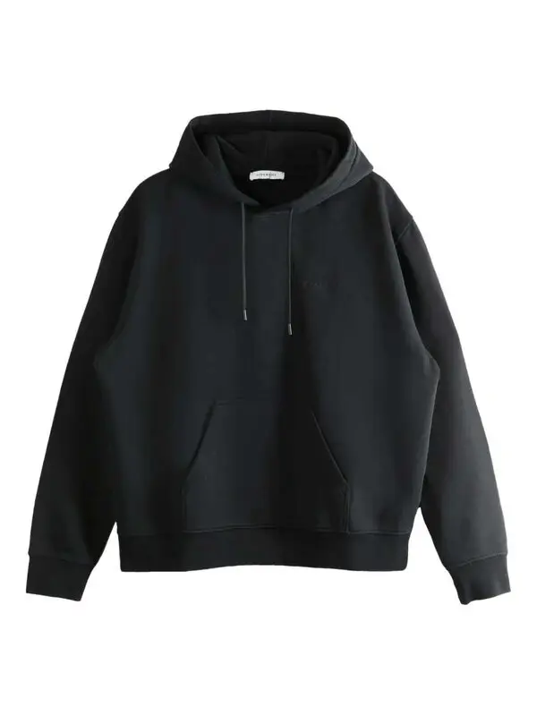 Givenchy Felpa Con Cappuccio In Cotone Con Grafica Sul Retro - Black