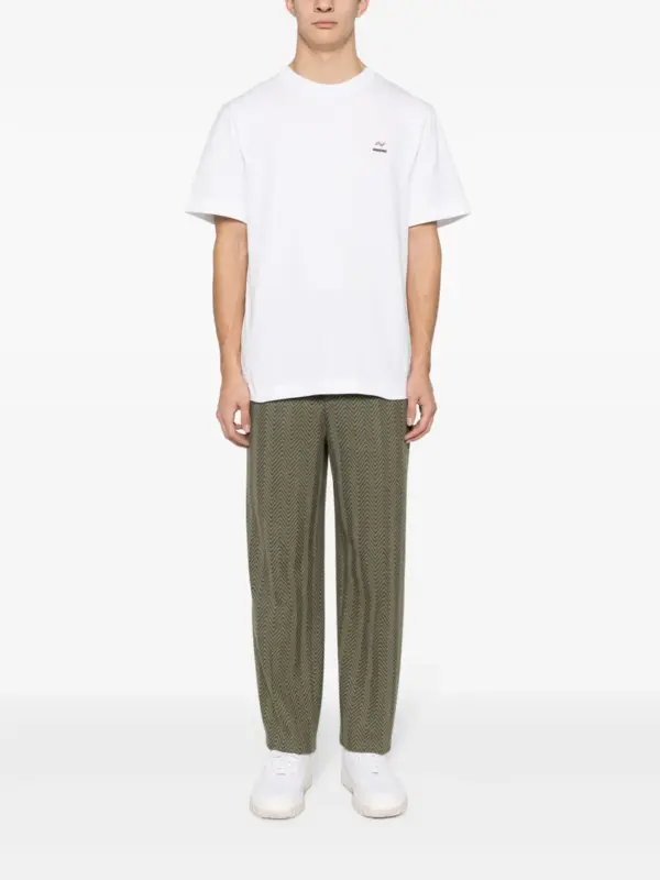 Missoni T-shirt With Embroidered Logo - White