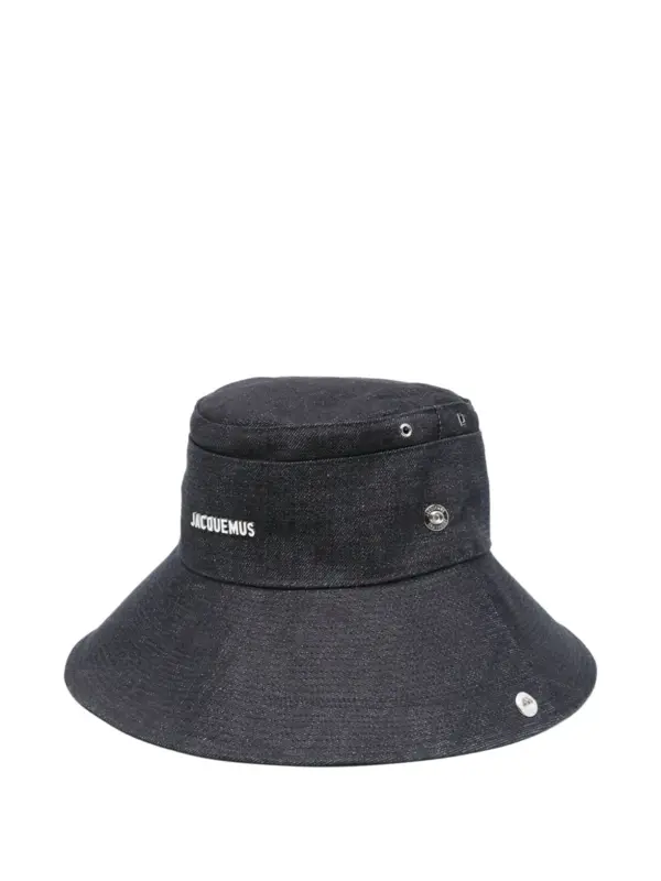 Marni Bucket Hat With Logo - Blue