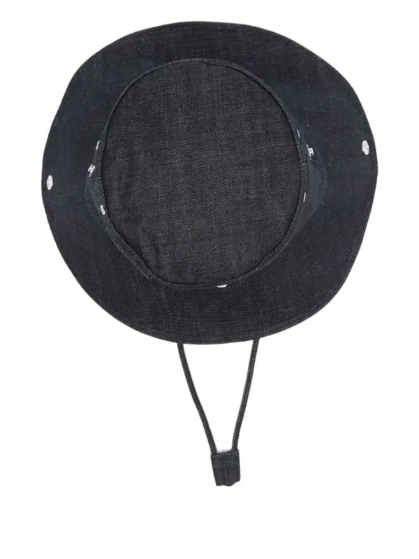 Marni Bucket Hat With Logo - Blue