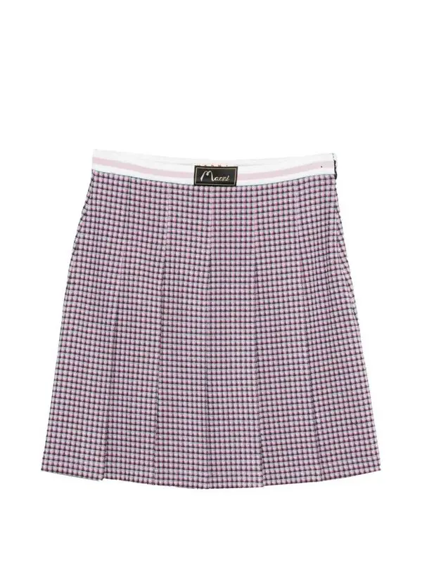 Marni Plaid Pleated Skirt - Multi