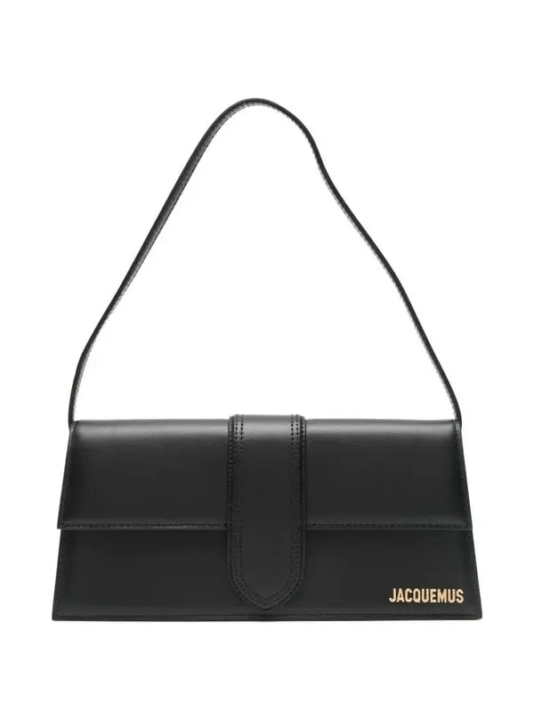 Jacquemus Le Bambino Long Leather Crossbody Bag - Black