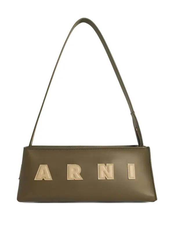 Marni Dolce & Gabbana Logo Plaque Shoulder Bag - Green