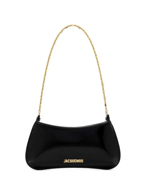 Jacquemus Chain Shoulder Bag - Black